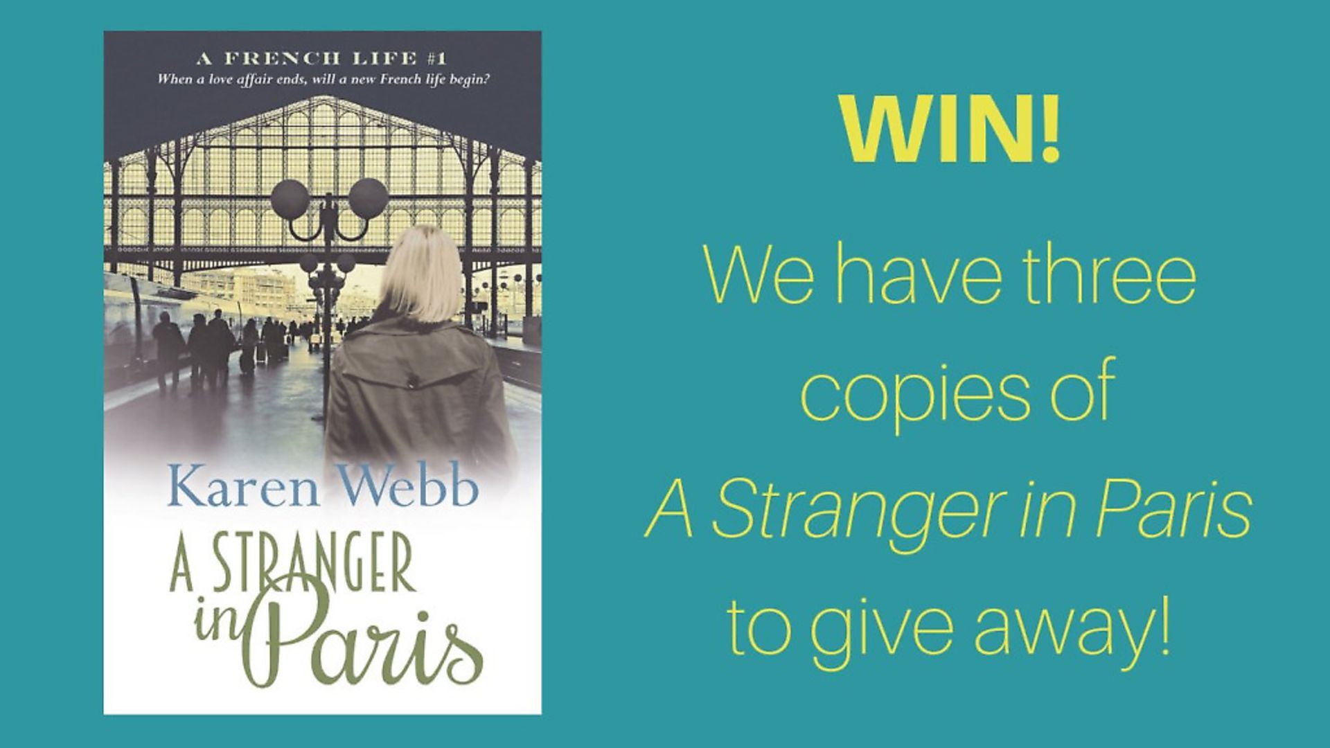 Win! A Stranger in Paris by Karen Webb - Complete France
