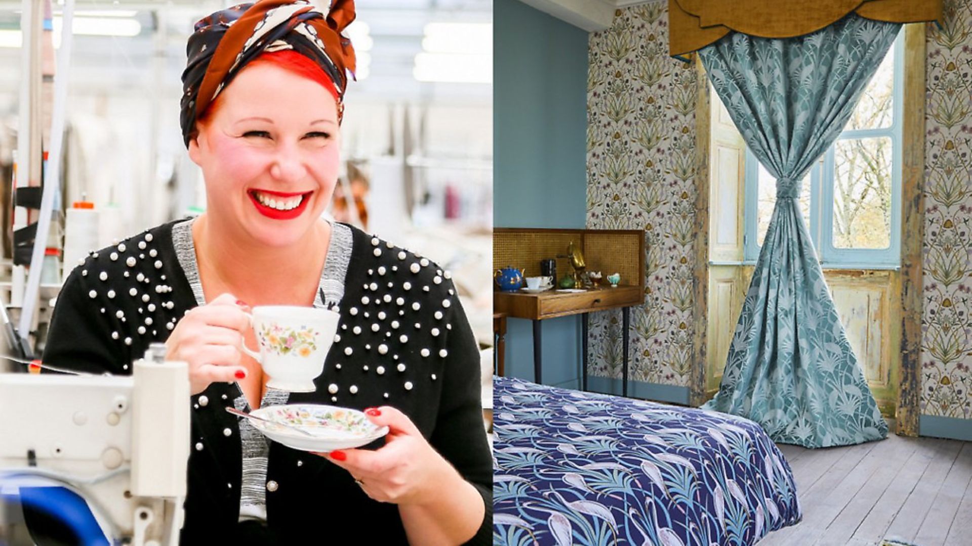 Angel Strawbridge from Escape to the Chateau has launched wallpaper and ...