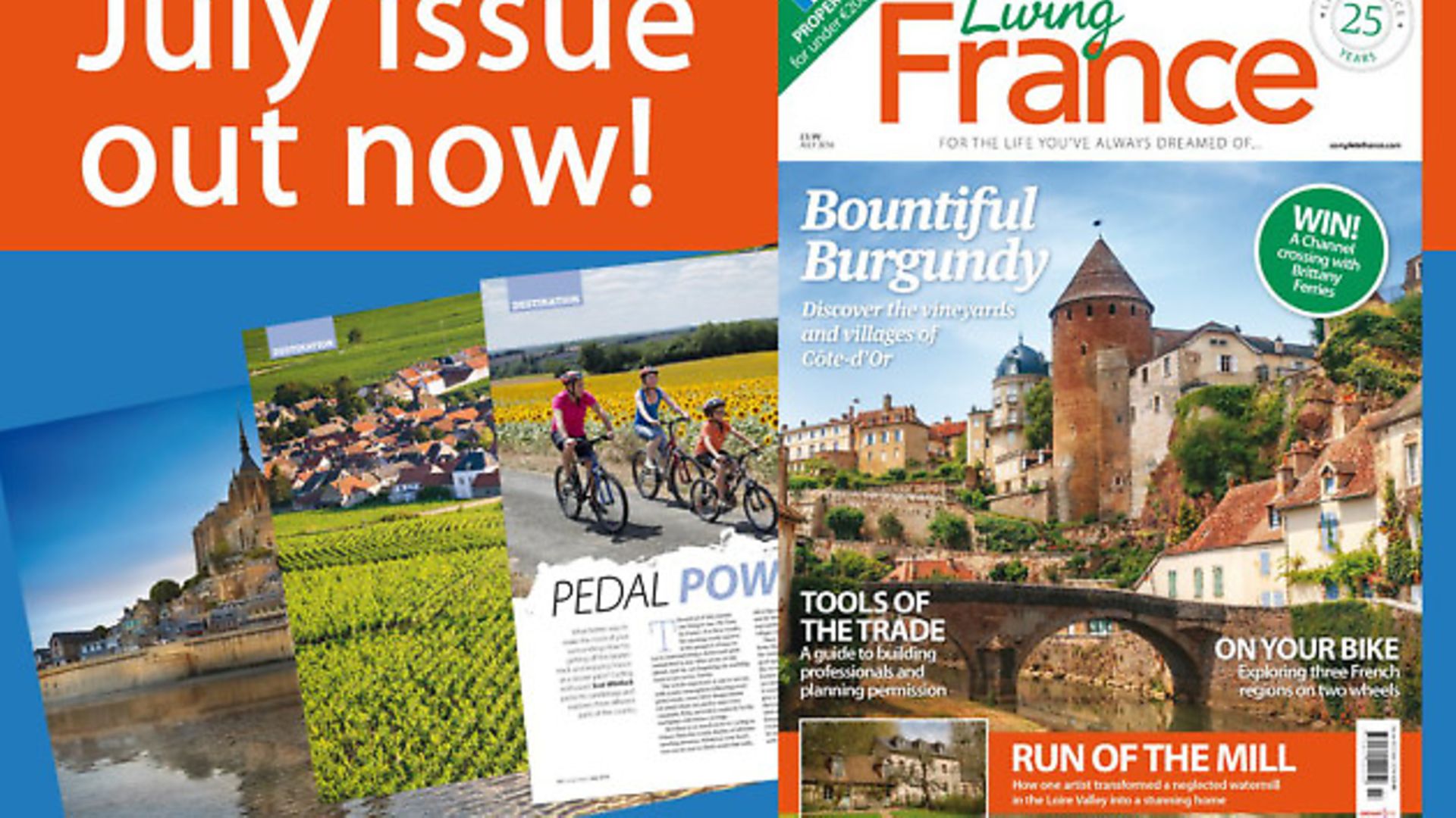 July 2016 issue of Living France out now! - Complete France