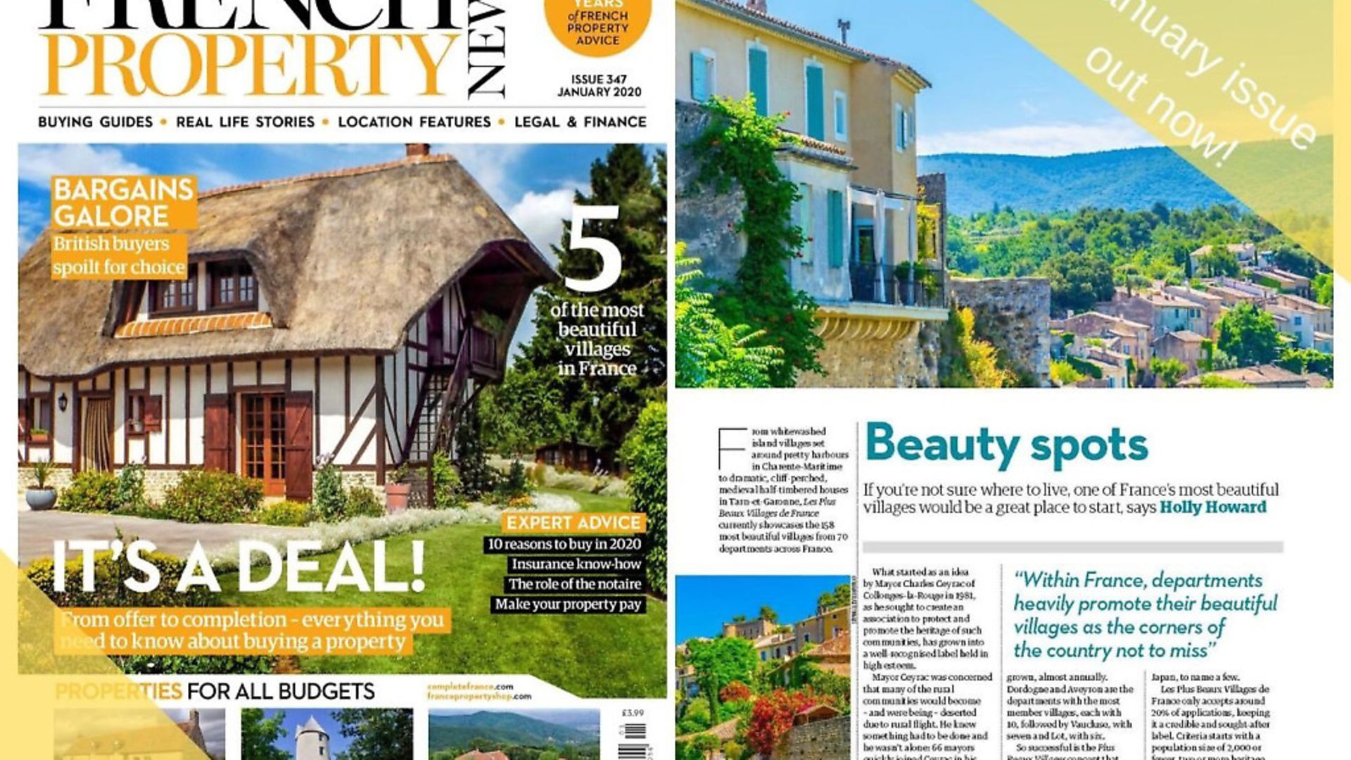 The January issue of French Property News is out now! - Complete France