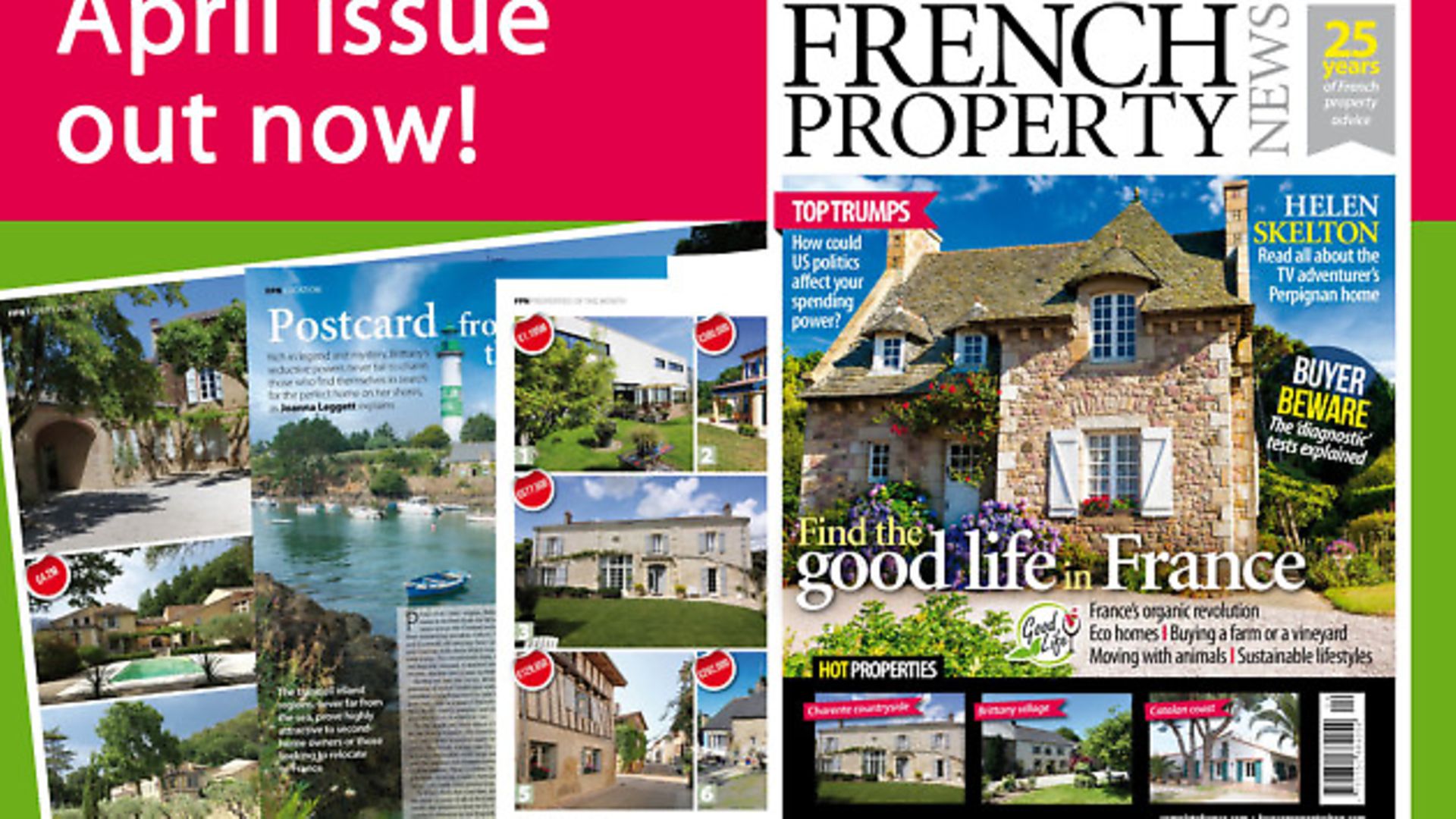 The April 2017 issue of French Property News is out now! - Complete France