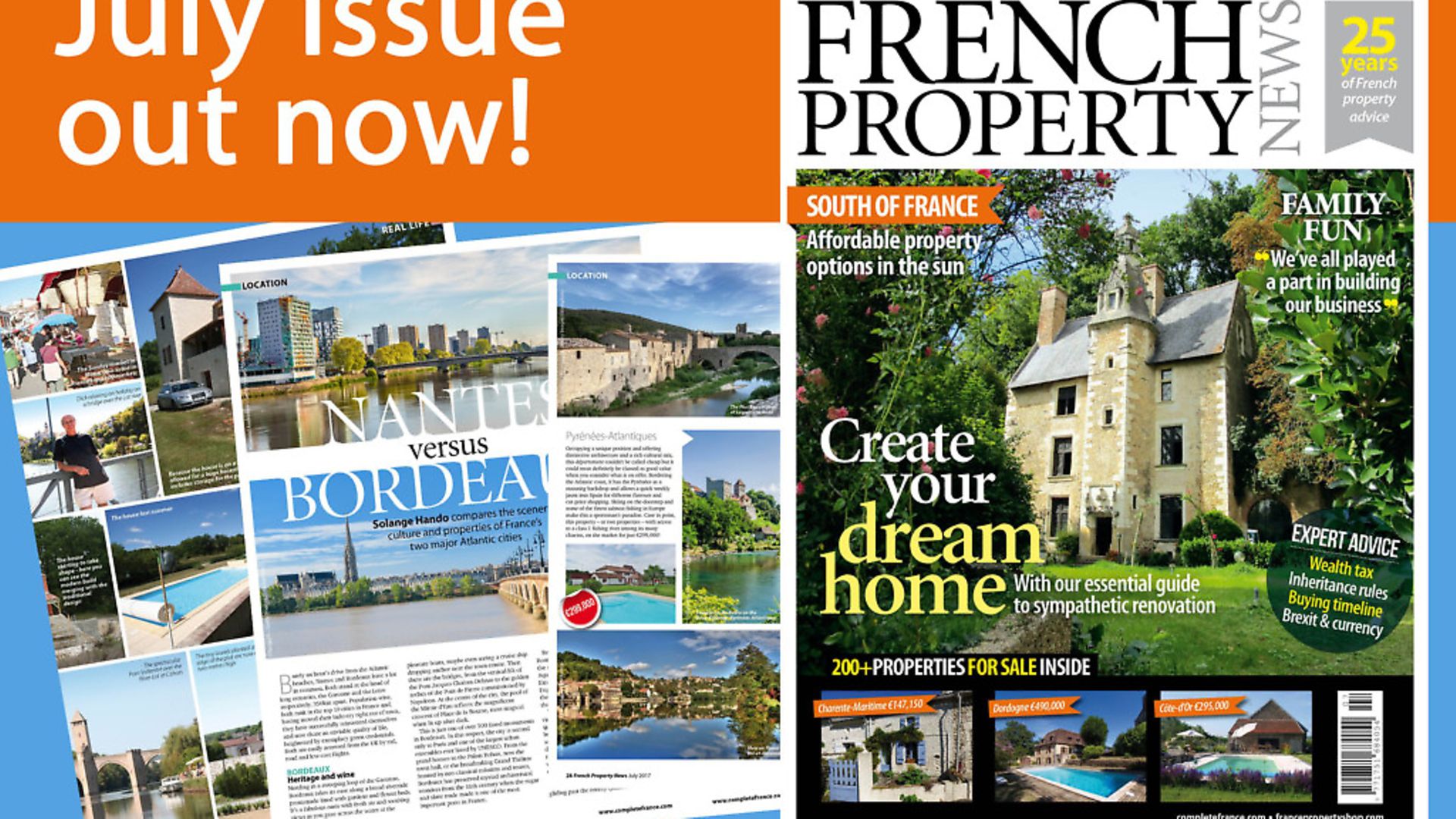 11 reasons to buy the July issue of French Property News - Complete France
