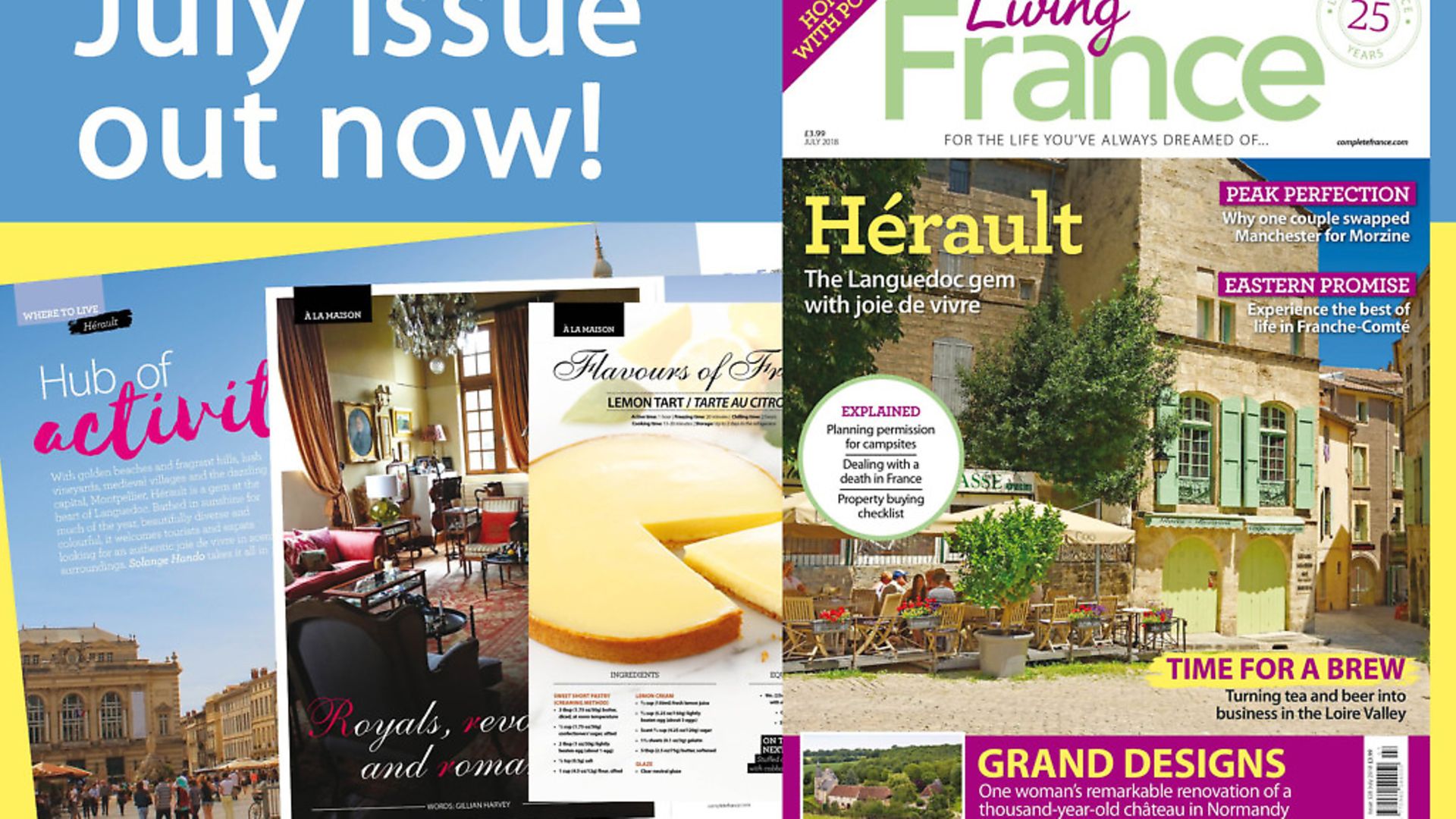 13 reasons to buy the July 2018 issue of Living France - Complete France