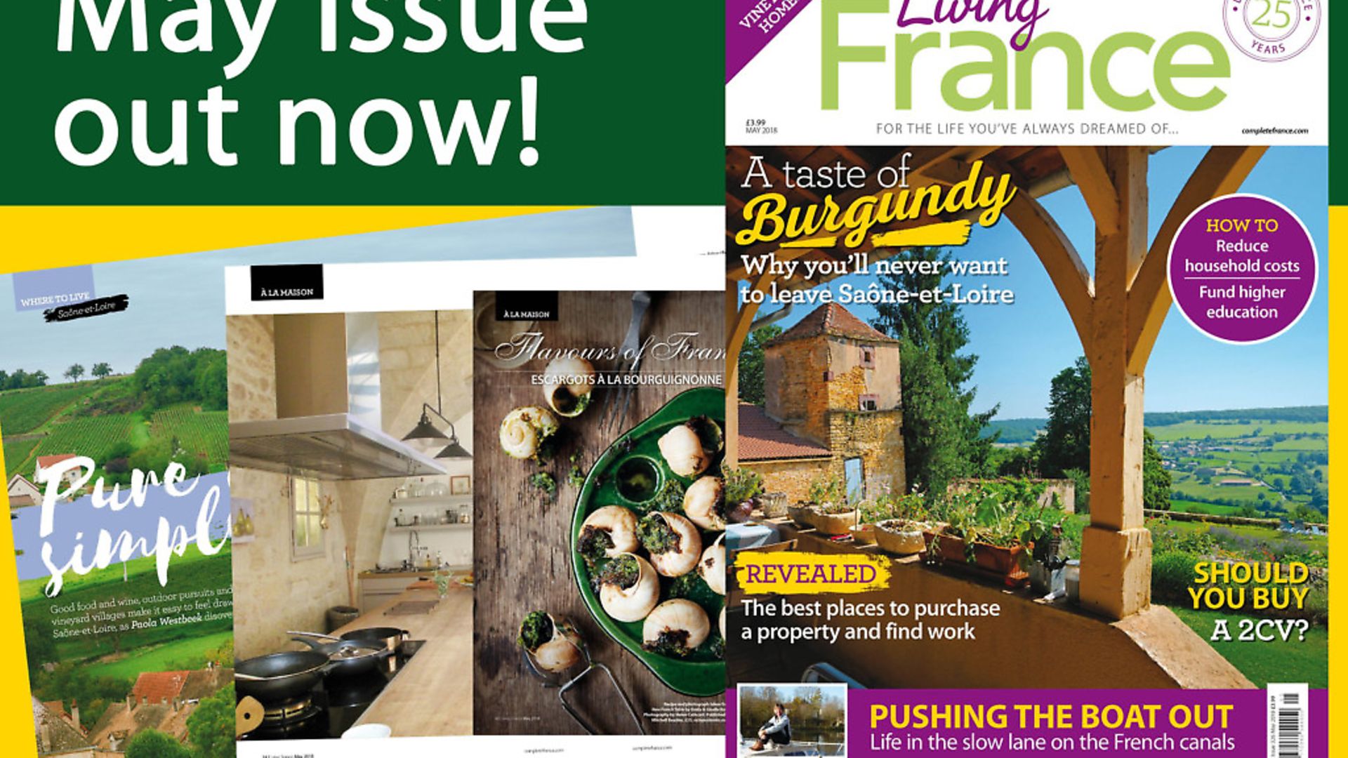15 reasons to buy the May 2018 issue of Living France - Complete France