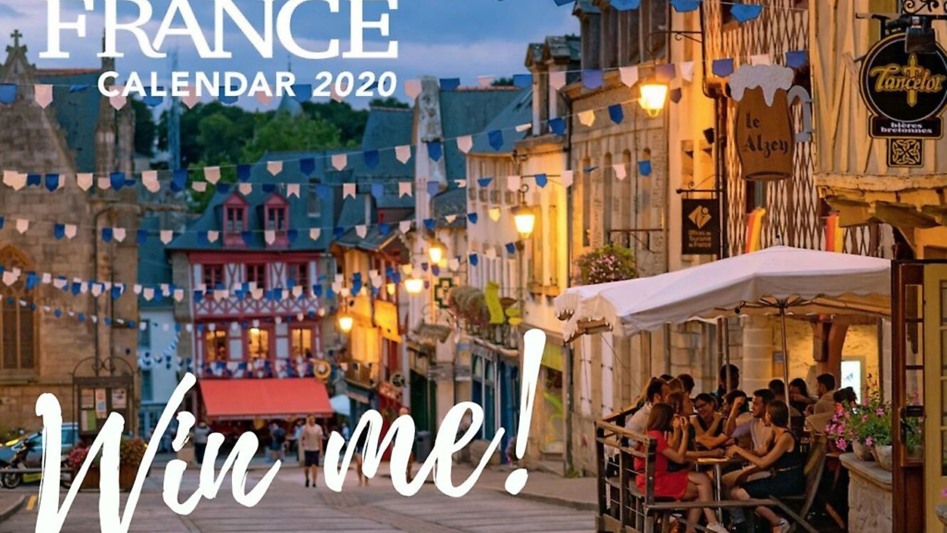 Win one of five copies of the FRANCE Calendar 2020 - Complete France