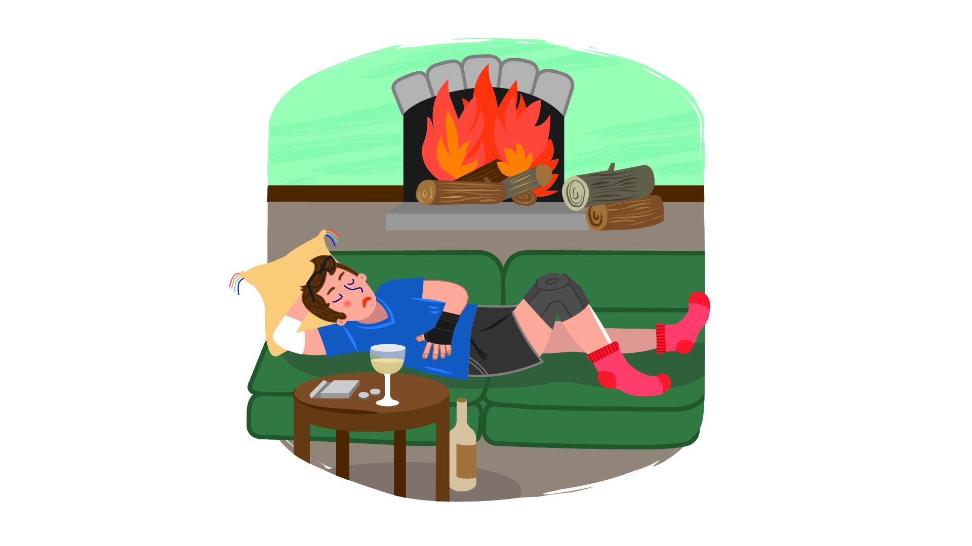 Ian Moore: Chopping firewood ready for winter - Complete France